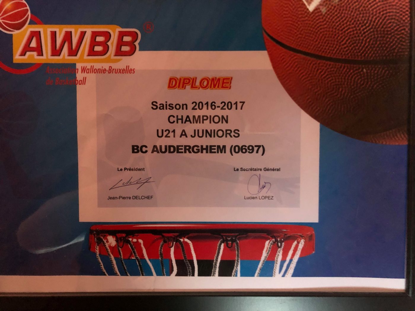 Palmarès | ROYAL BC AUDERGHEM